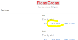 FlossCross, logiciel de point de croix en ligne - Articles